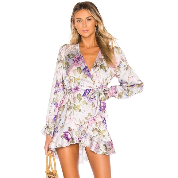 Beach Riot | Dresses | Beach Riot X V Chapman Lotus Wrap Dress | Poshmark